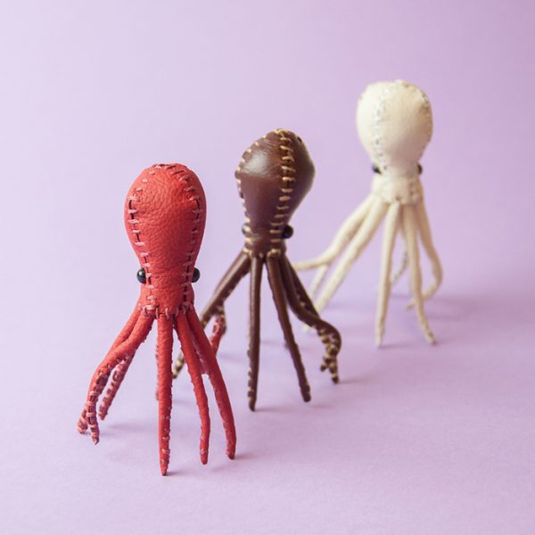 Decorative Leather Sea Creatures by Freda Cheung | The Creative Blog