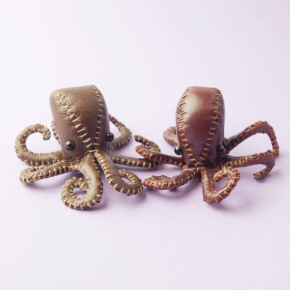 Decorative Leather Sea Creatures by Freda Cheung | The Creative Blog